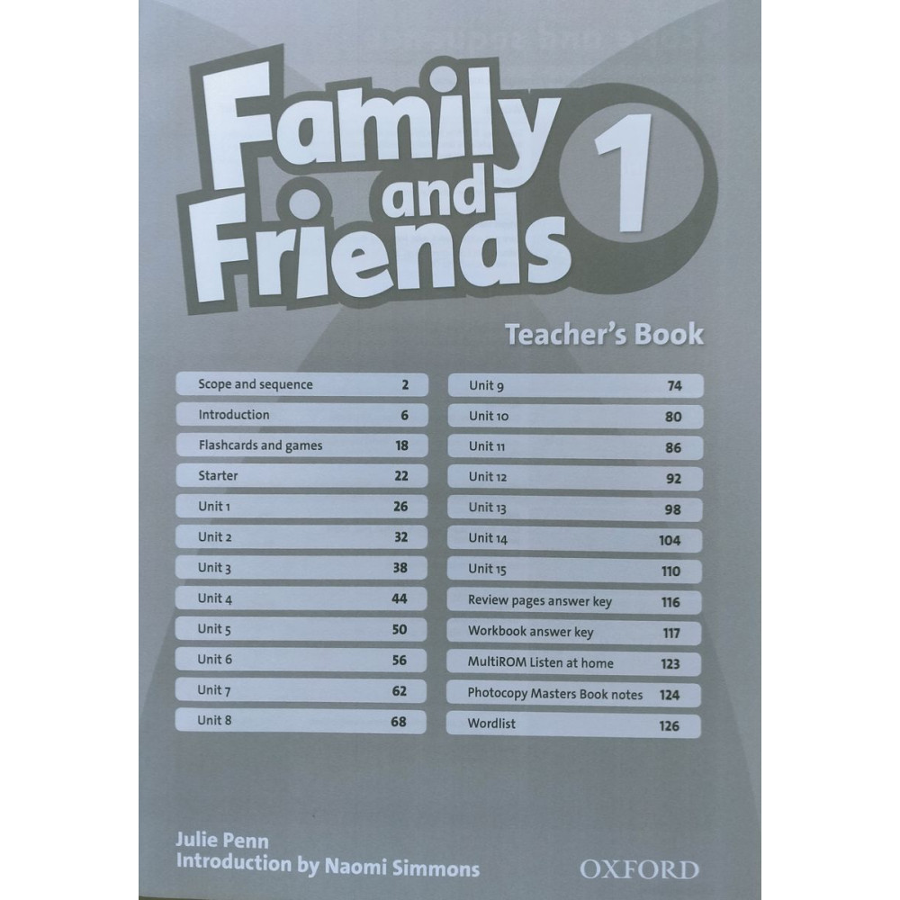 Family and Friends 1. Teacher's Book