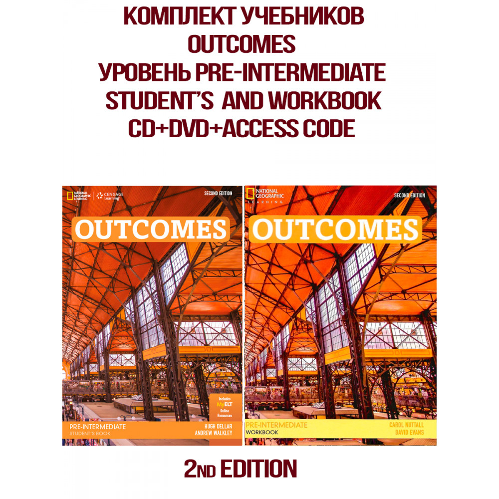 Outcomes (2nd Edition). Pre-Intermediate. Student's Book + DVD